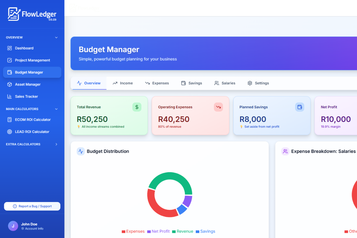 Flow Ledger - Free Business Tools for Small Businesses